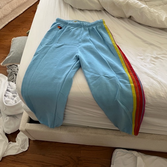 Aviator Nation | Pants & Jumpsuits | Aviator Nation Light Blue ...